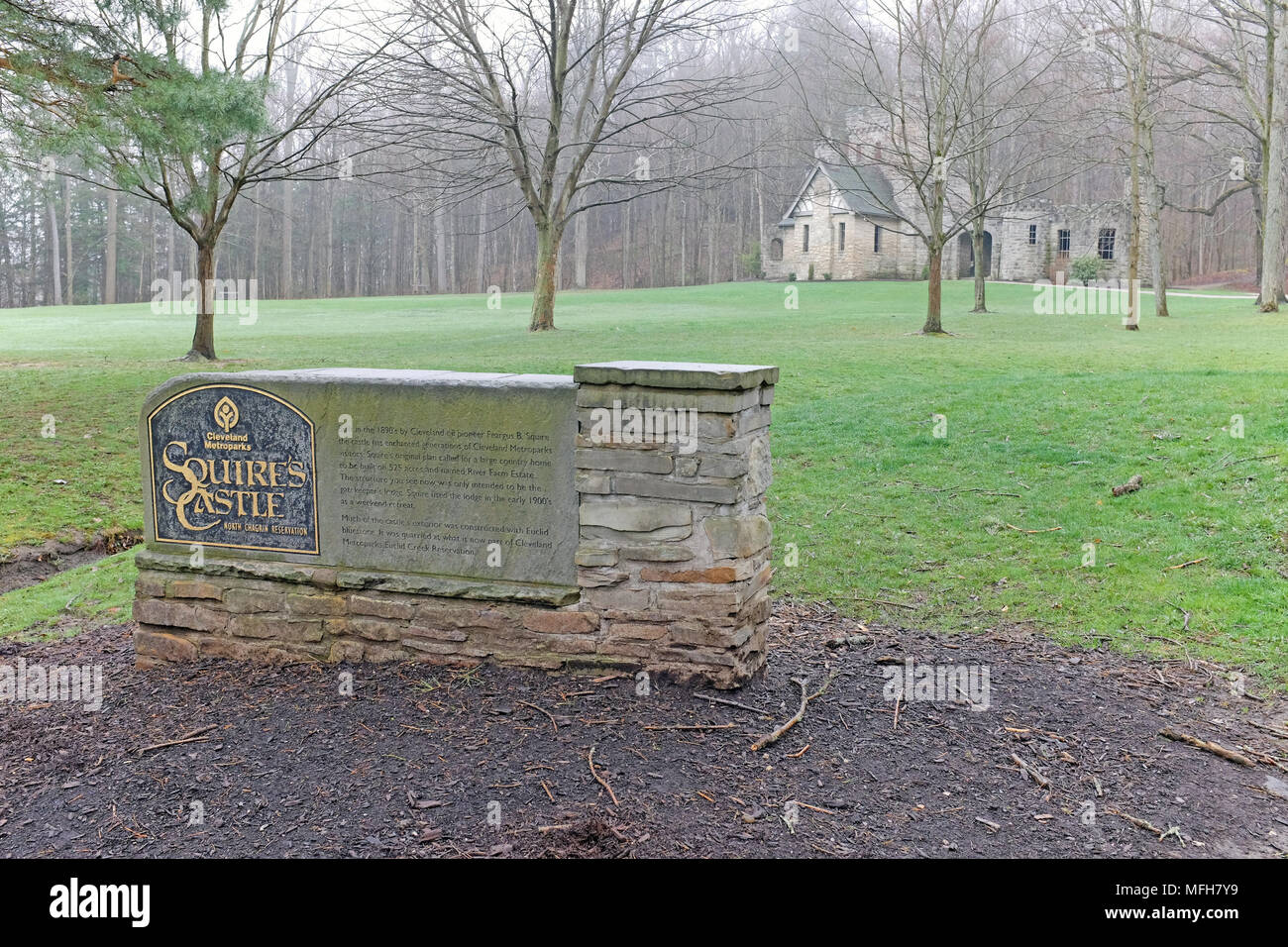 Cleveland metroparks squires castle Banque de photographies et d’images ...