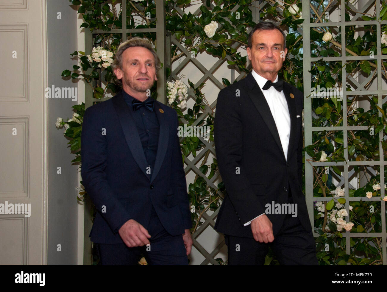 Washington, USA. Apr 24, 2018. Gérard Araud, Ambassadeur de France aux ...