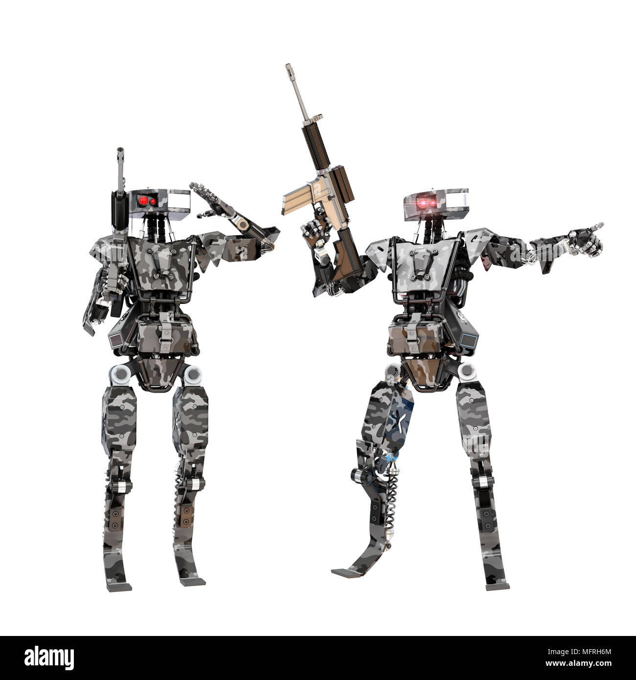 Army futuristic military robots Banque de photographies et d’images à ...