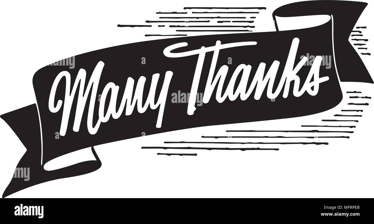 Merci Des Signes Banque d'images vectorielles - Alamy