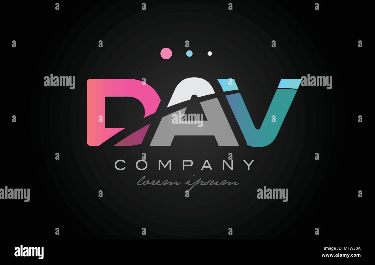 Dav logo Banque d'images vectorielles - Alamy
