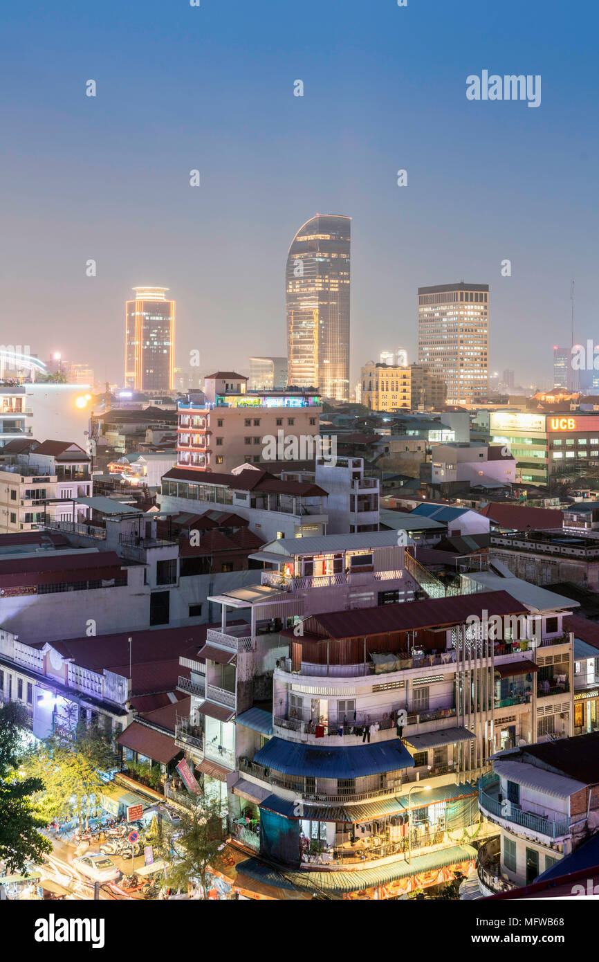 Phnom penh skyline Banque de photographies et d’images à haute ...