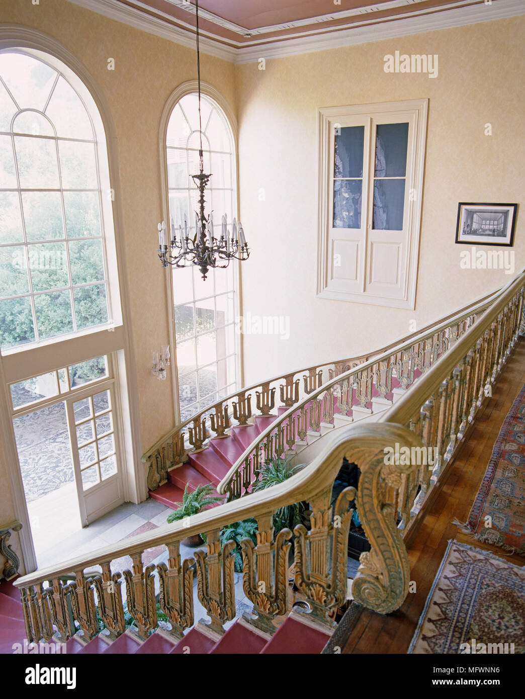 Balustrade en bois Banque de photographies et d’images à haute ...