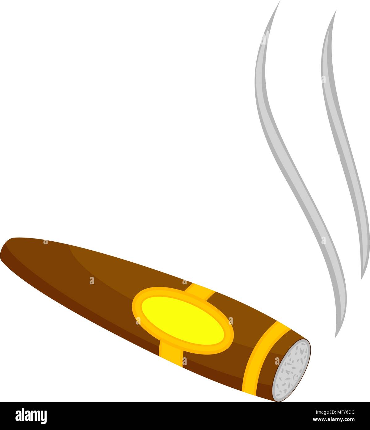 Cartoon cigaret icon Banque de photographies et d’images à haute ...