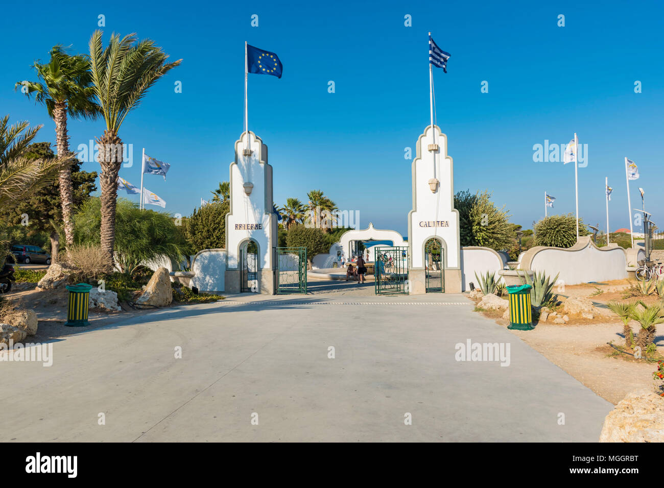 Station thermale de kalithea Banque de photographies et d’images à ...