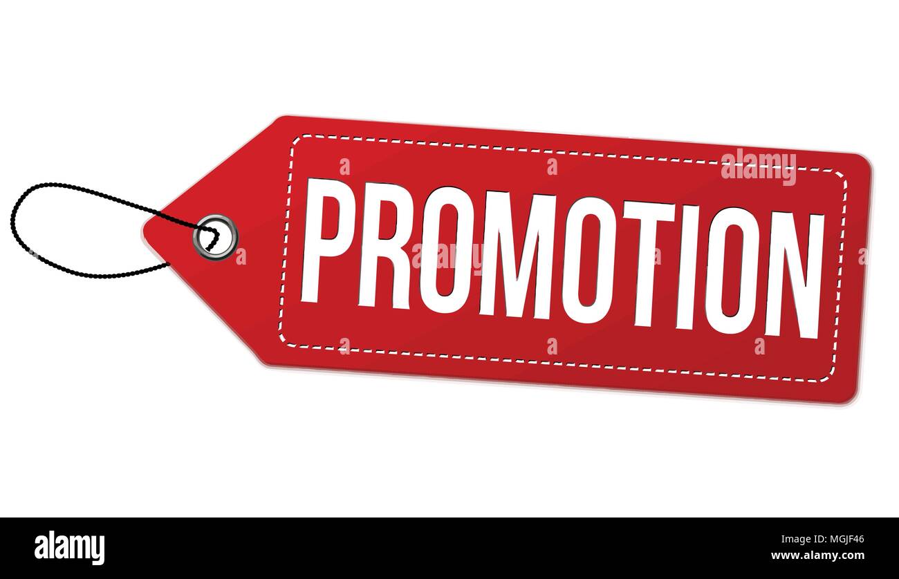 L'étiquette ou étiquette de prix Promotion sur fond blanc, vector ...