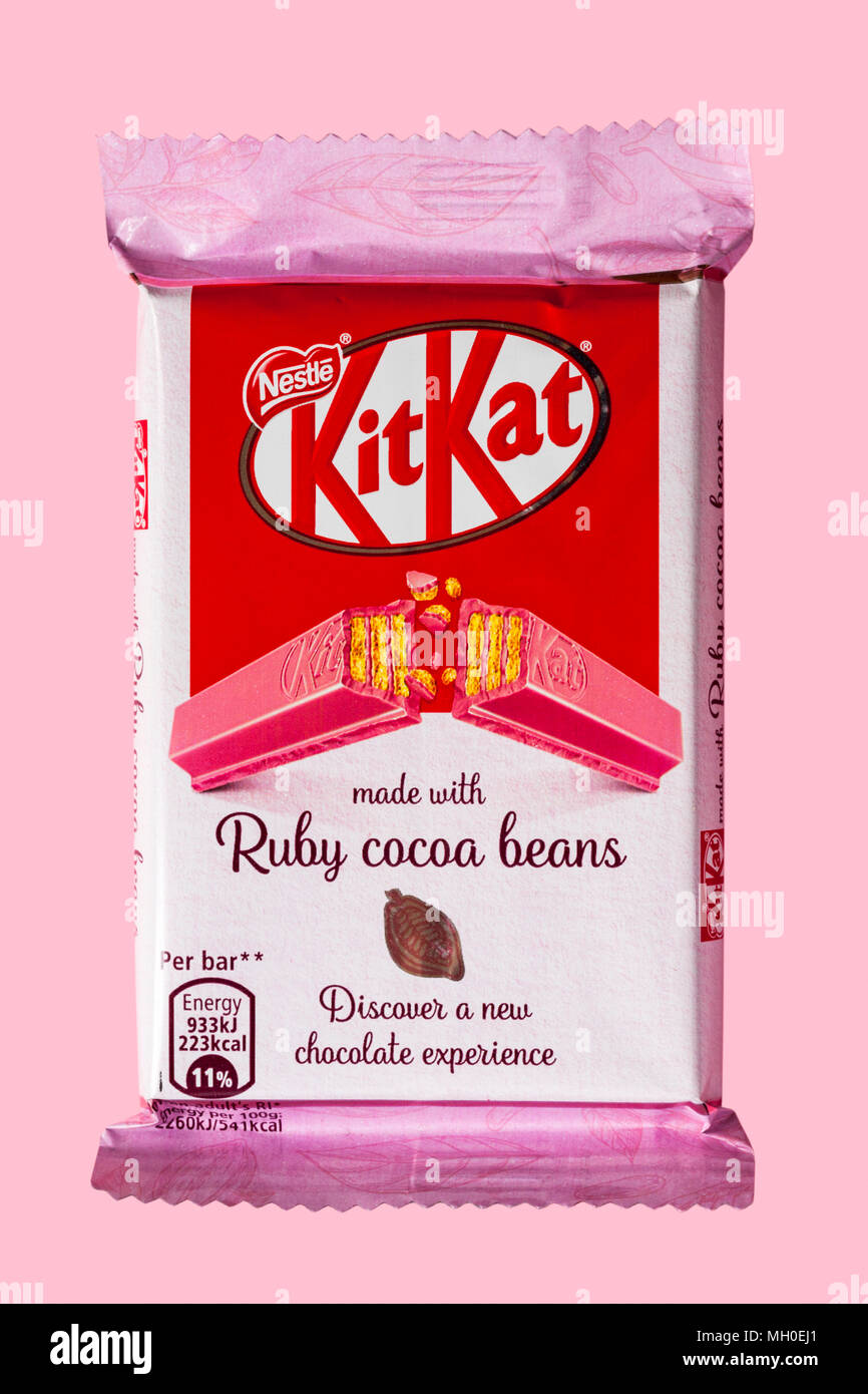 Kitkat chocolat rose Banque de photographies et d’images à haute ...
