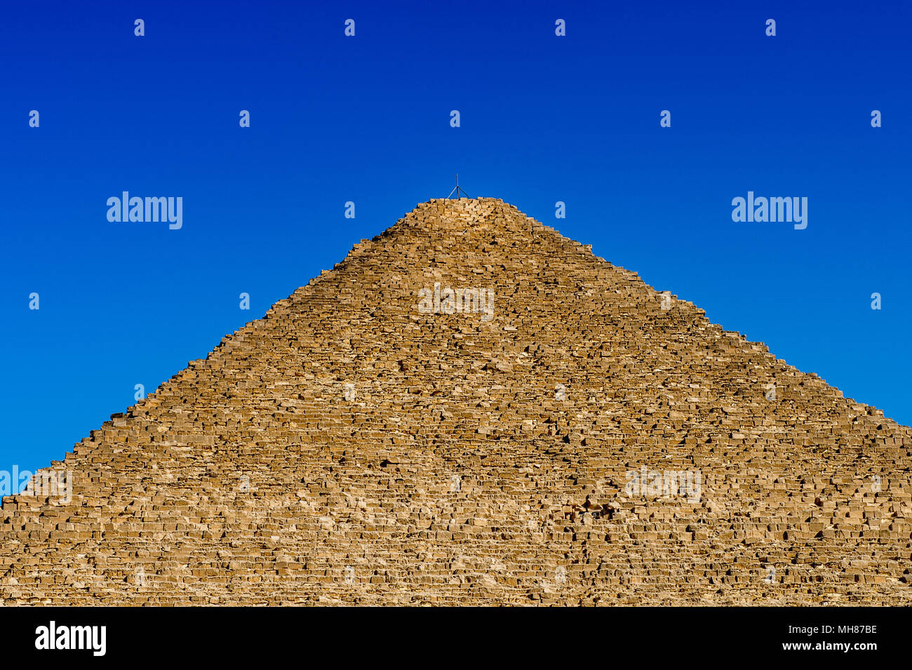 Pyramide de Khafré (pyramide de Khéphren), l'une des pyramides de Gizeh ...