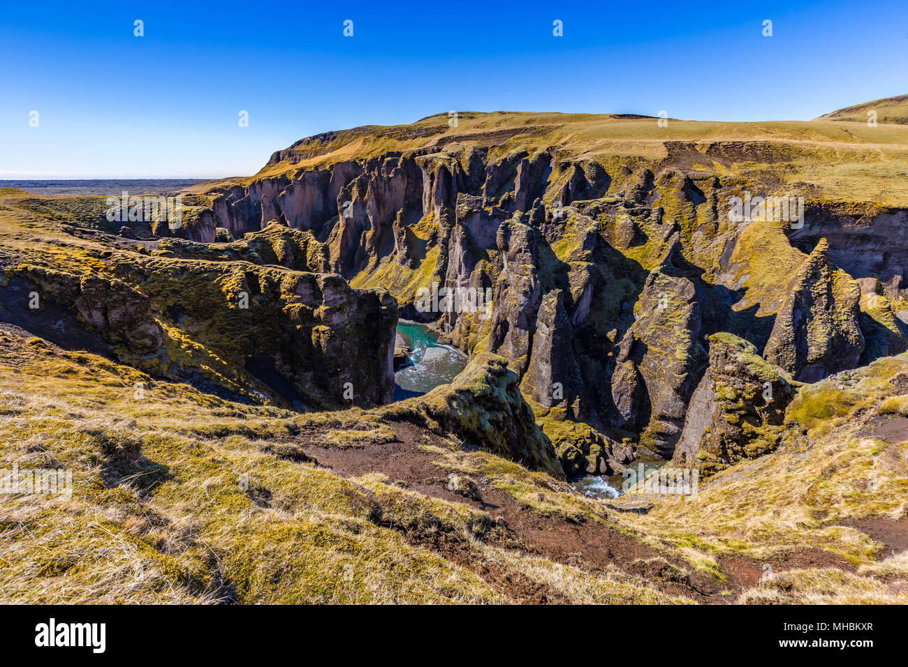 Fjadrargljufur canyon iceland Banque de photographies et d’images à ...