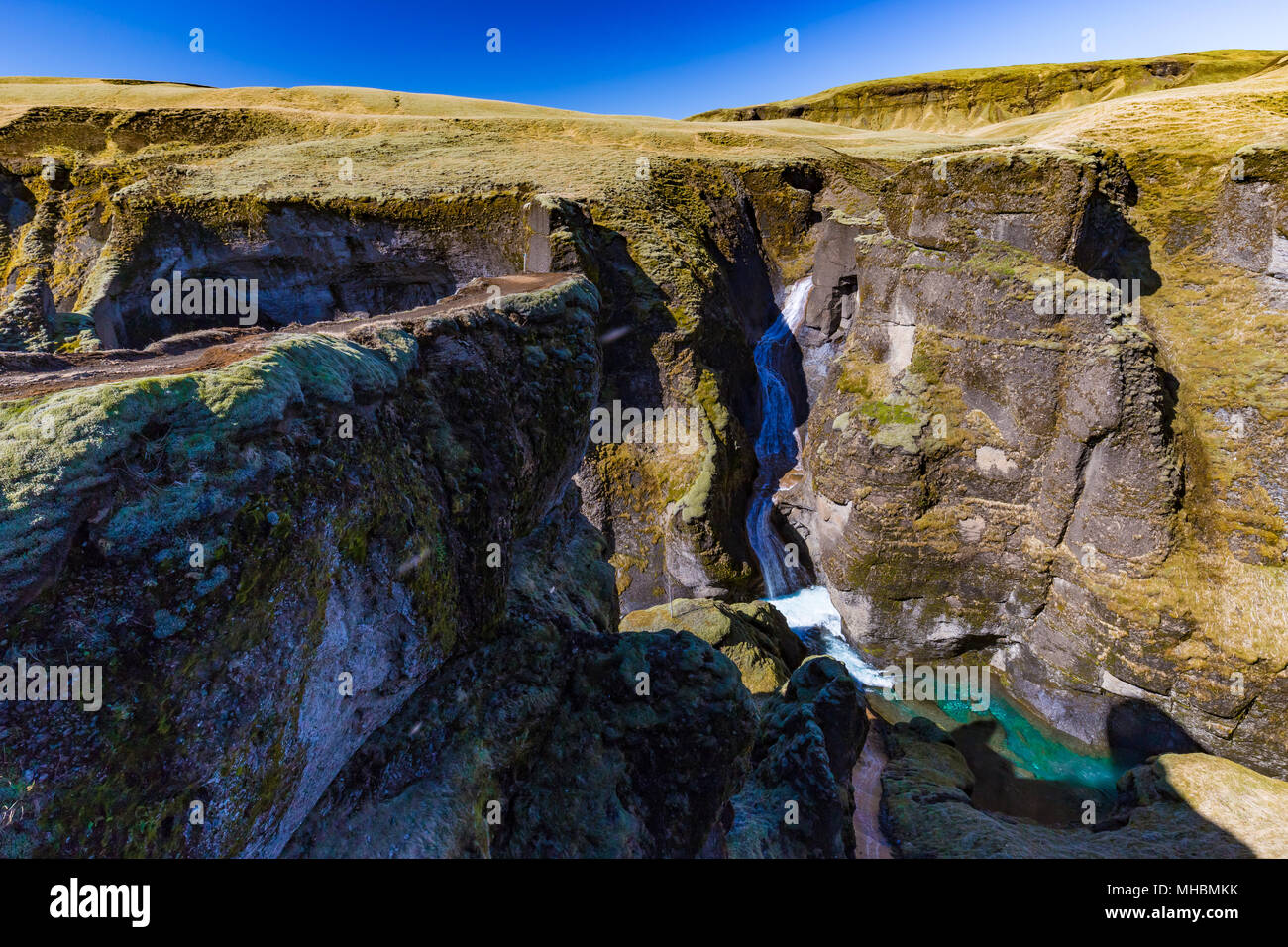 Fjadrargljufur canyon iceland Banque de photographies et d’images à ...