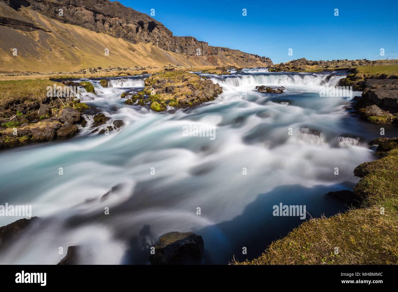Cascade de foss islande Banque de photographies et d’images à haute ...