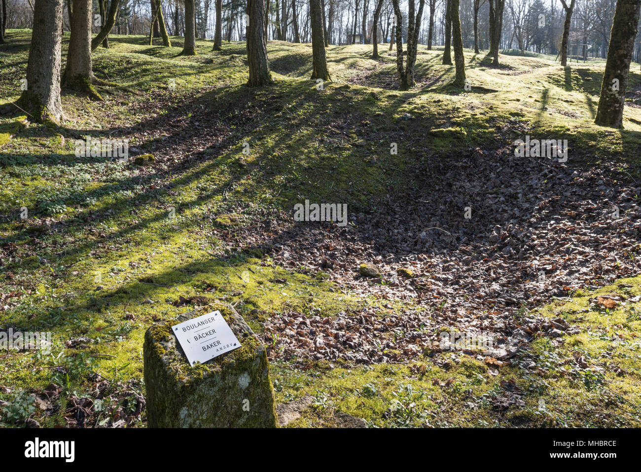 L'emplacement de l'village détruit Fleury-devant-Douaumont, grenade ...