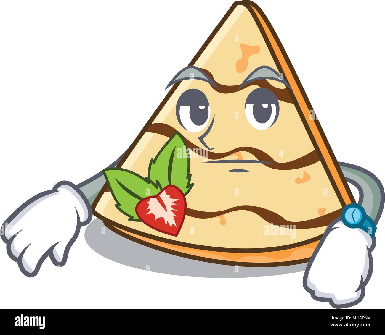 Crepe stand Banque d'images vectorielles - Alamy