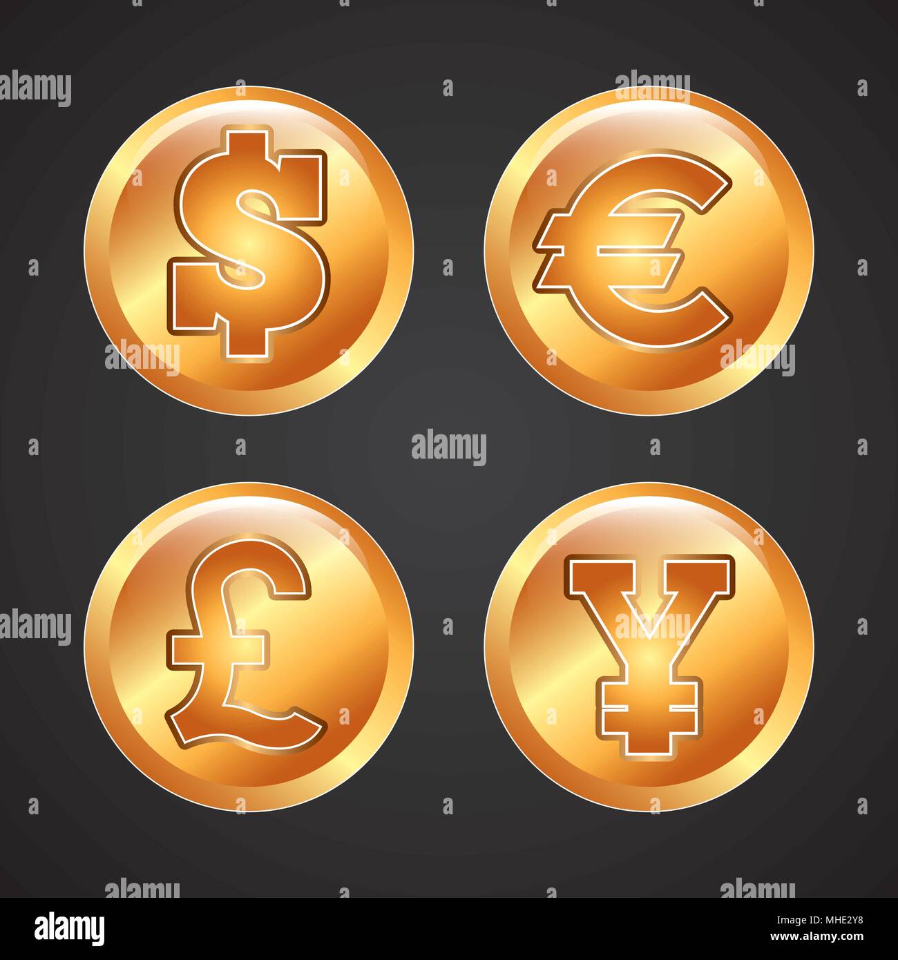 Signe Symbole Signe Symboles Banque d'images vectorielles - Alamy
