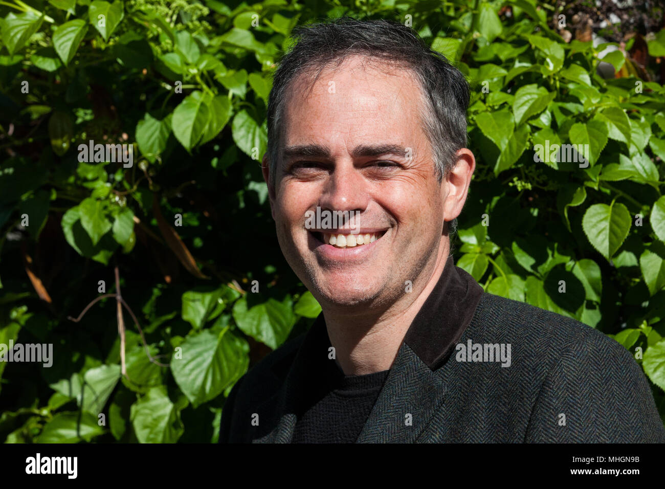 Londres, Royaume-Uni. 1er mai 2018. Jonathan Bartley, co-leader du Parti Vert, du Parti vert ...