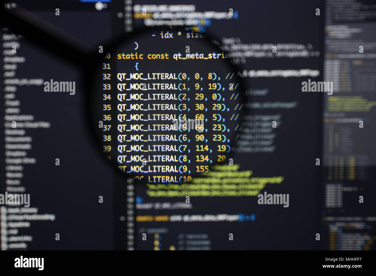 Lignes de code Banque de photographies et d’images à haute résolution ...