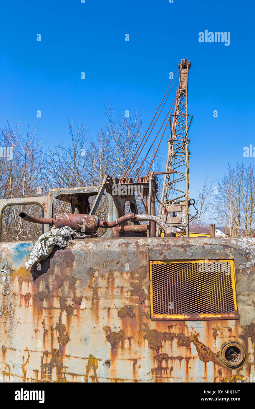 Vieille excavatrice Banque de photographies et d’images à haute ...