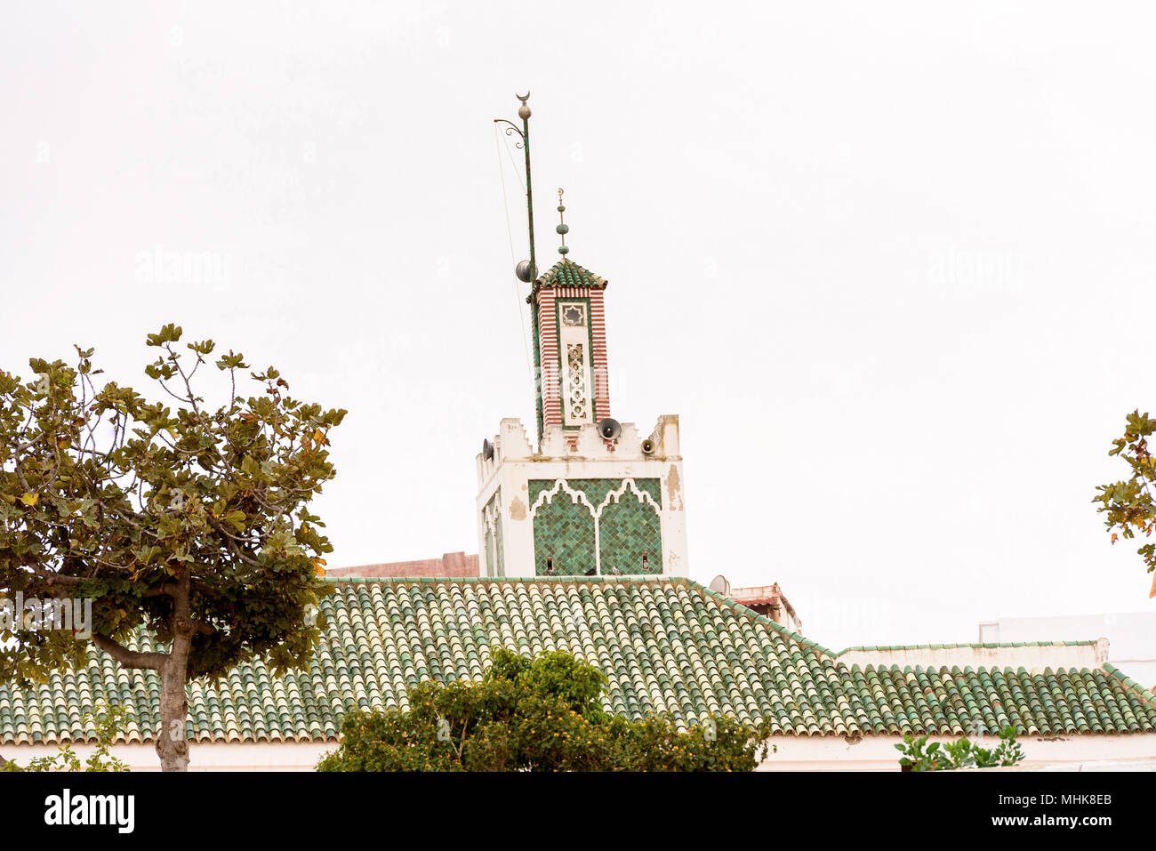 Architecture de Tanger, une grande ville au nord du Maroc. Elle est la ...