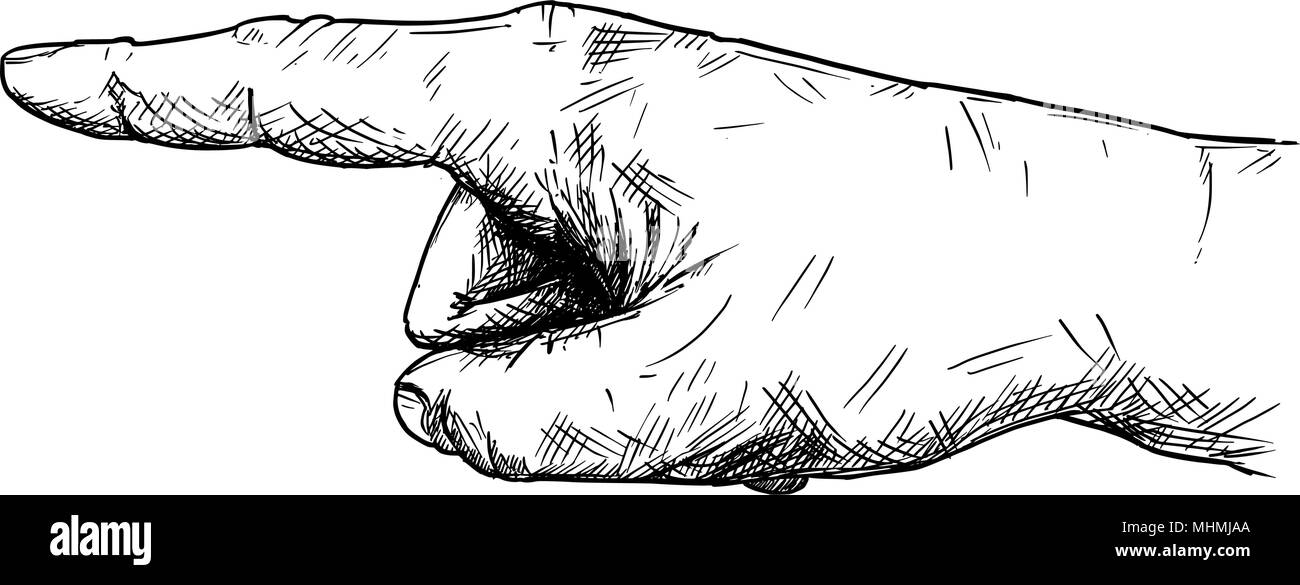 Vector illustration artistique ou un dessin de la main avec doigt ... Vector illustration artistique ou un dessin de la main avec doigt ...