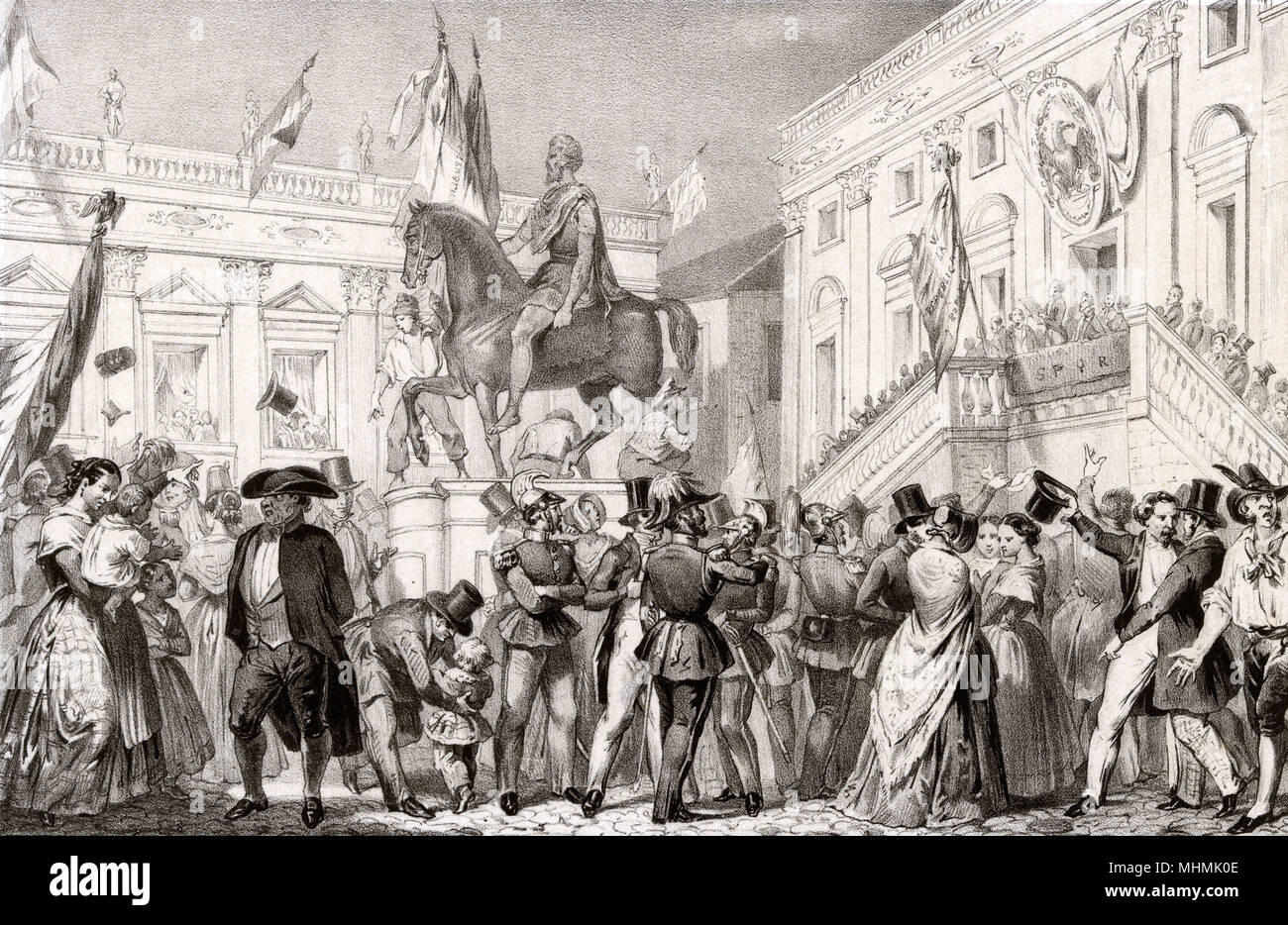 République romaine 1849 Banque de photographies et d’images à haute ...