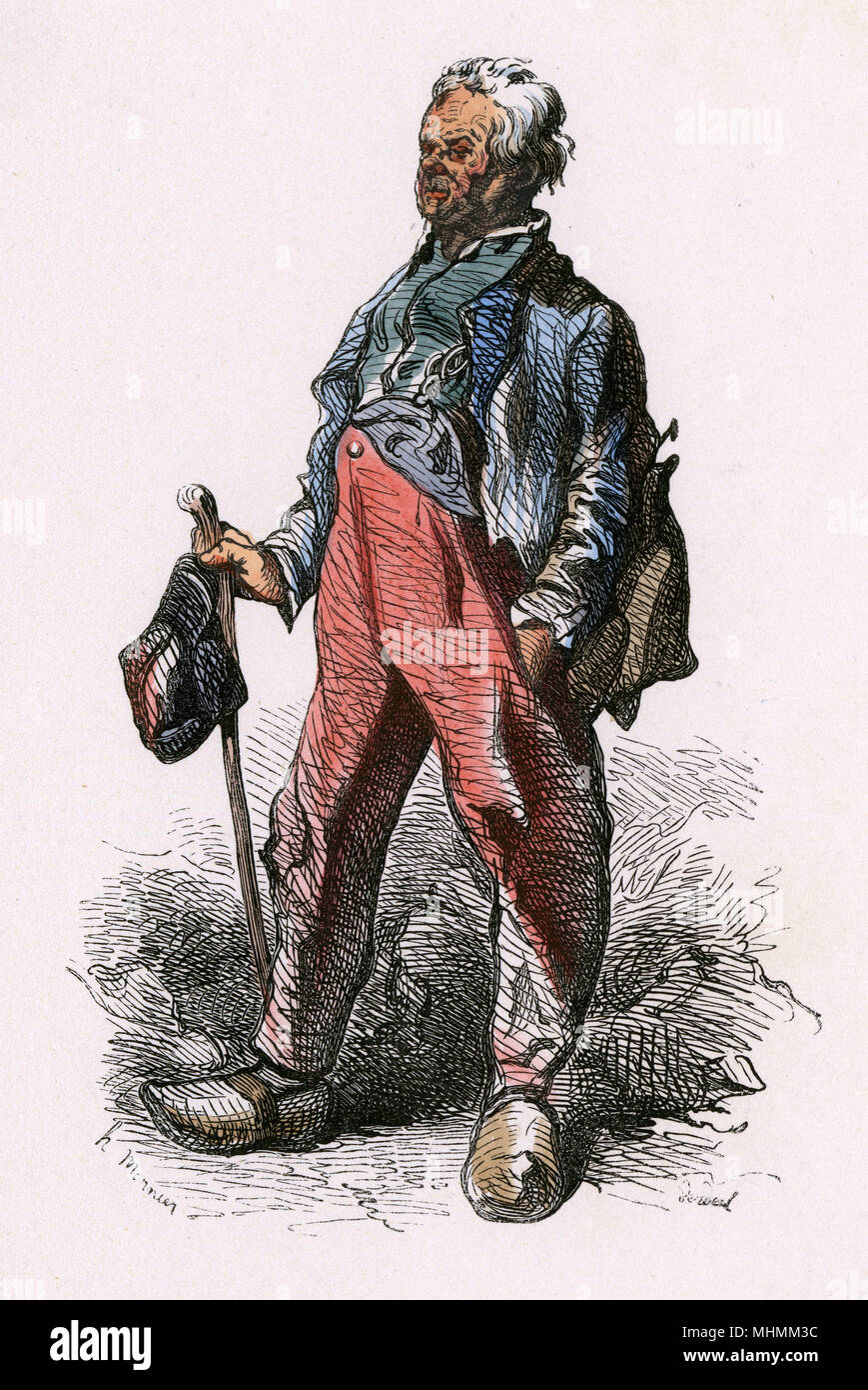 Chemineau Francais Banque d'image et photos - Alamy