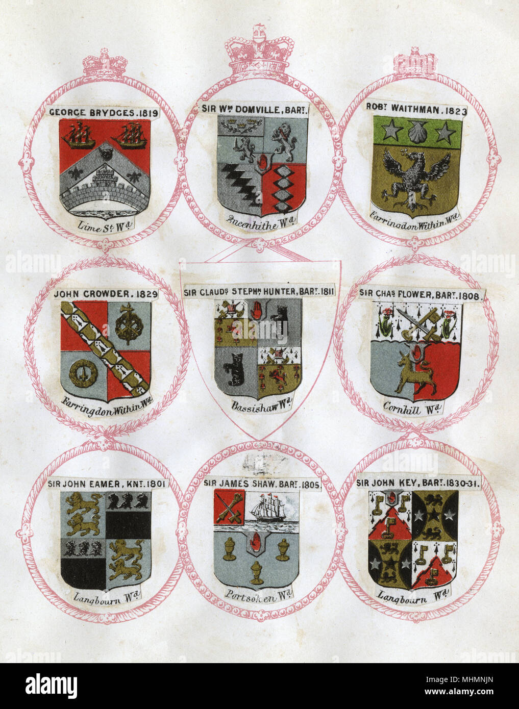 Famille D'armoiries Banque d'image et photos - Alamy
