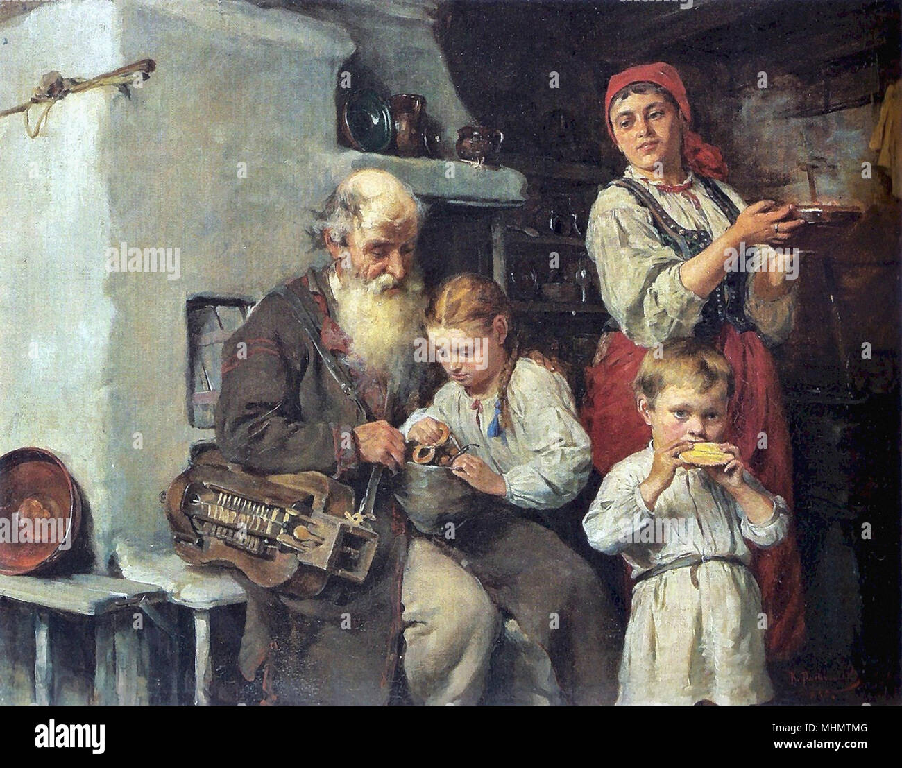 Joueur de vielle Banque de photographies et d’images à haute résolution ...