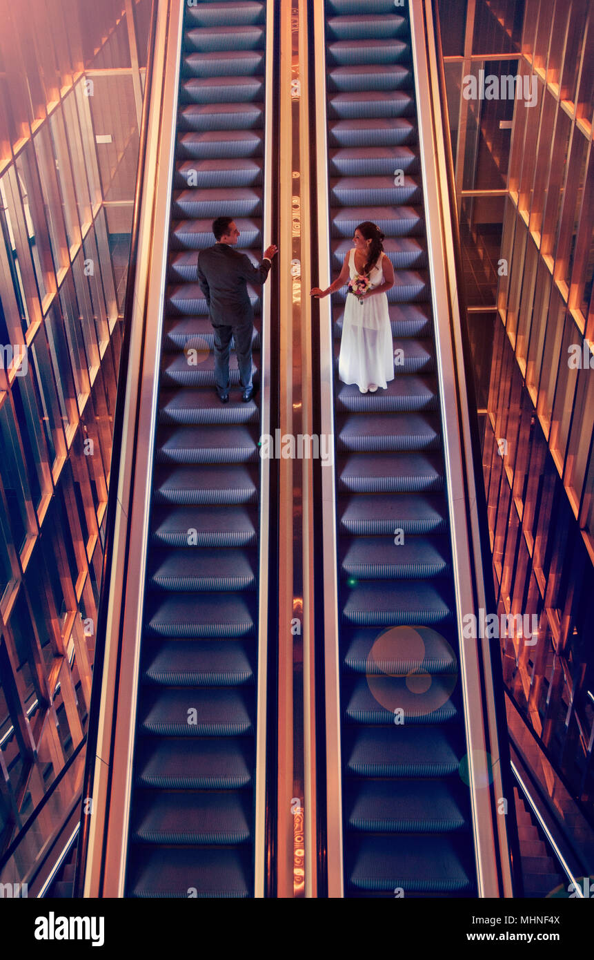 Escaleras mecanicas Banque d'image et photos - Alamy