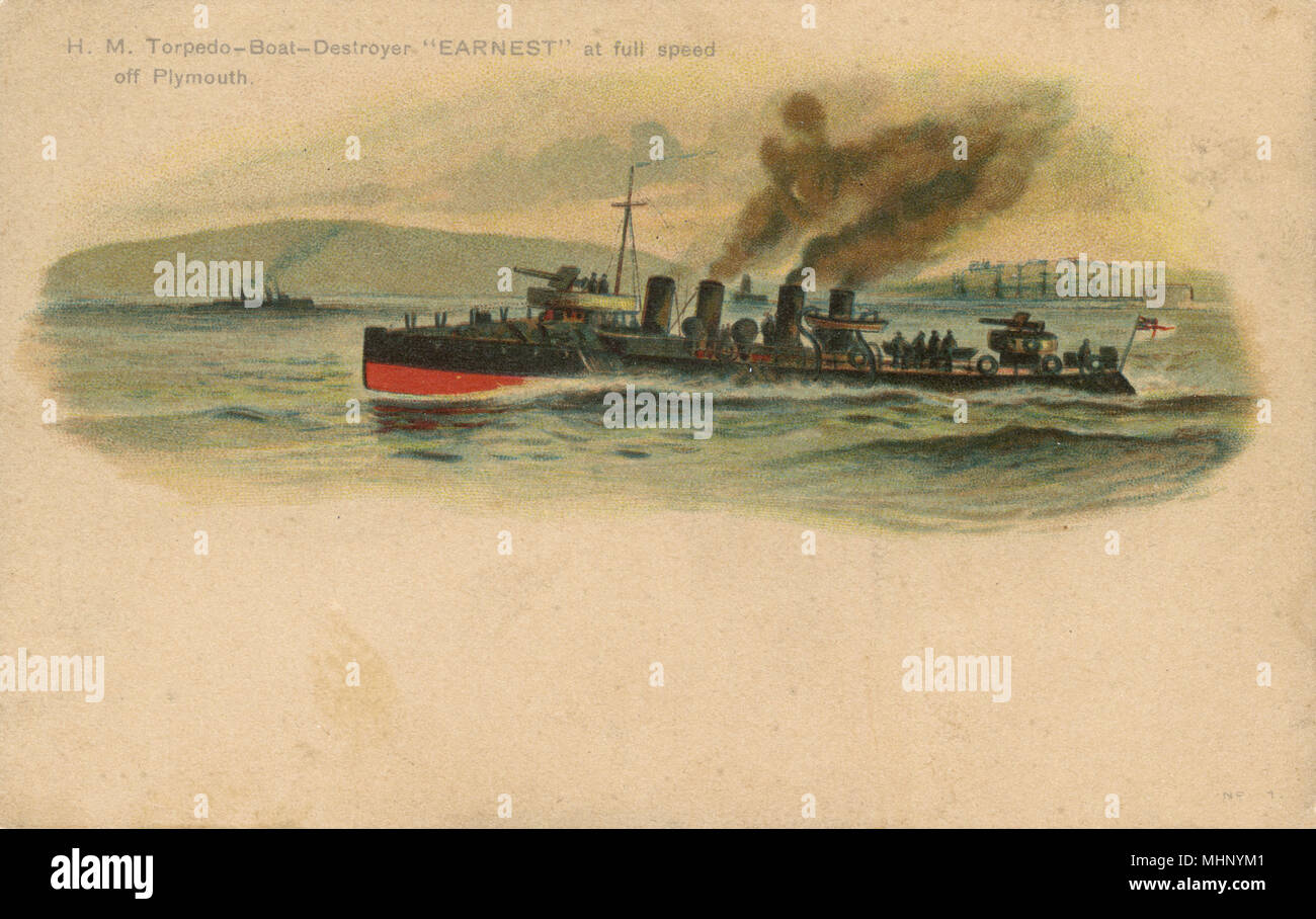 Torpedo Destroyer Boat Banque d'image et photos - Alamy