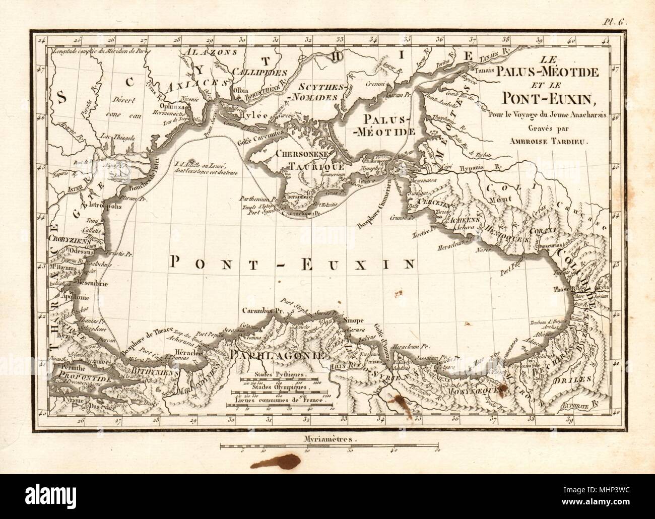 La mer Noire ancienne / AZOV. 'Le Palus-Méotide et le Pont-Euxin ...