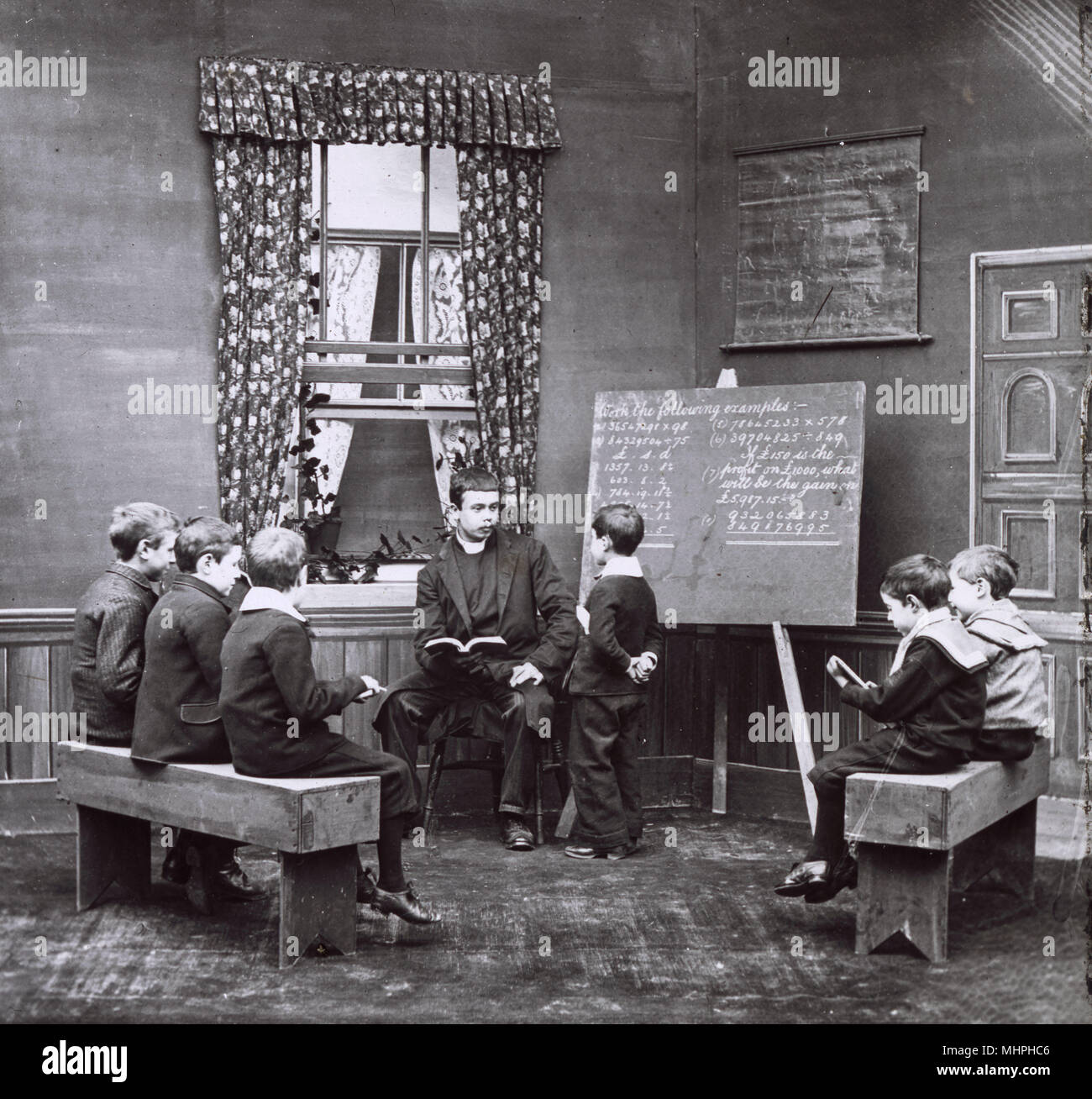 Victorian school children england Banque de photographies et d’images à ...