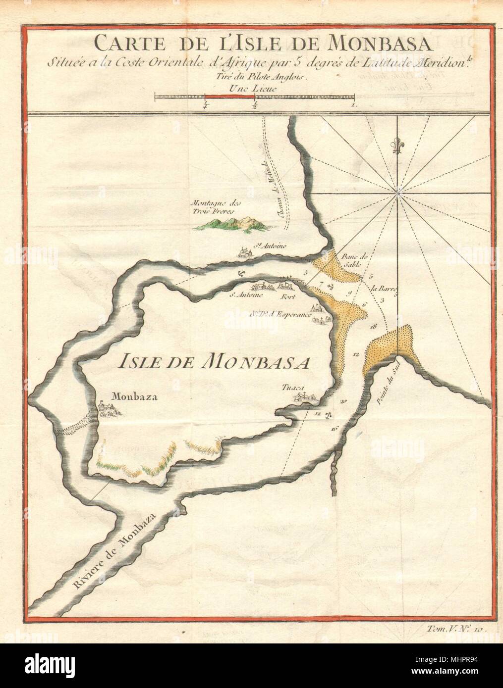 Monbasa map Banque de photographies et d’images à haute résolution - Alamy