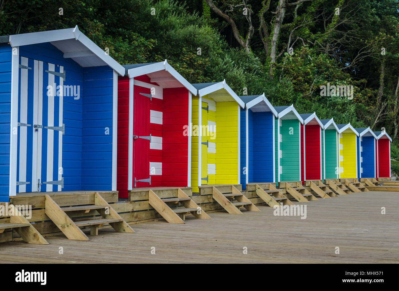 Cabines De Plage En Bois