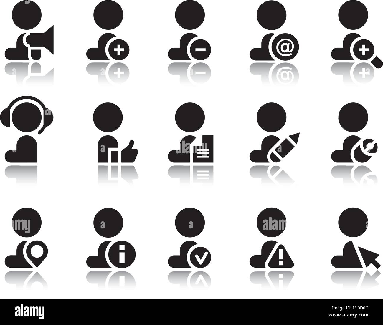 Personnes Pictogramme Travail Banque d'image et photos - Alamy