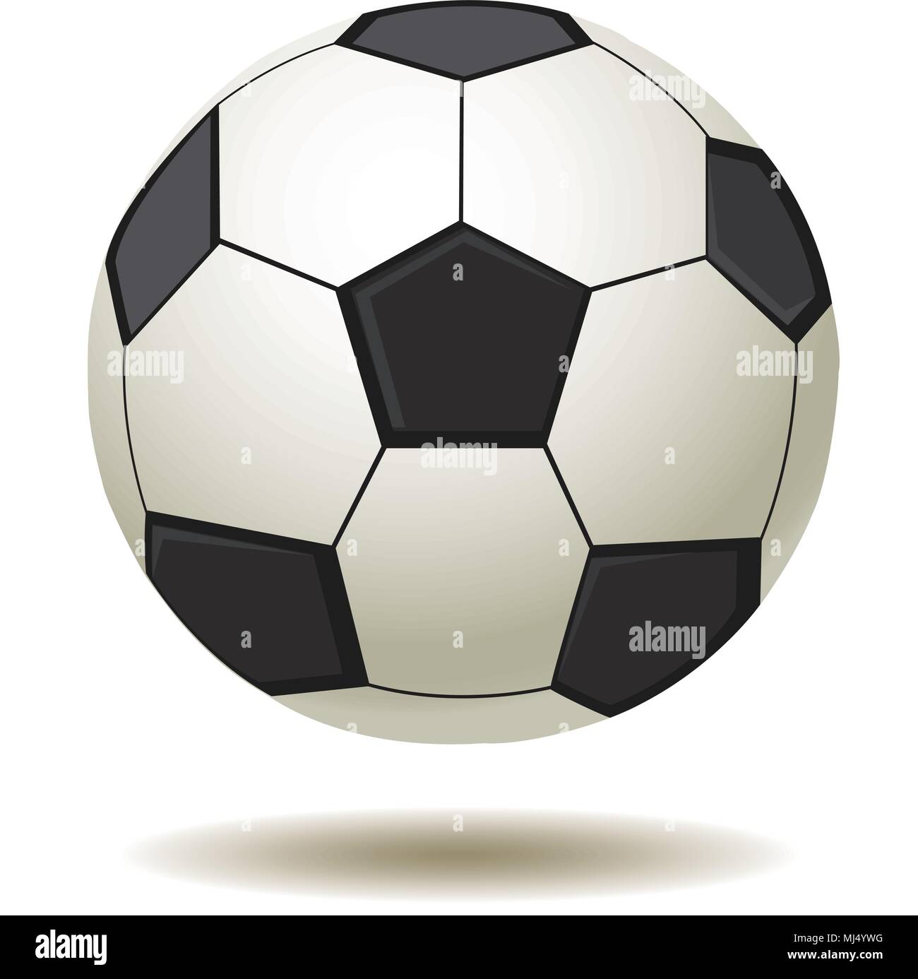 Ballon de foot miniature Banque d'images vectorielles - Alamy