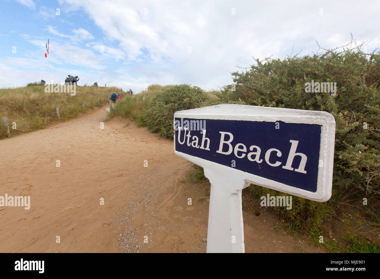 Utah Beach Sign Banque d'image et photos - Alamy