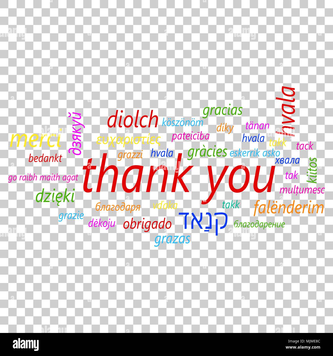 Thank you vector icon vectors Banque de photographies et d’images à ...