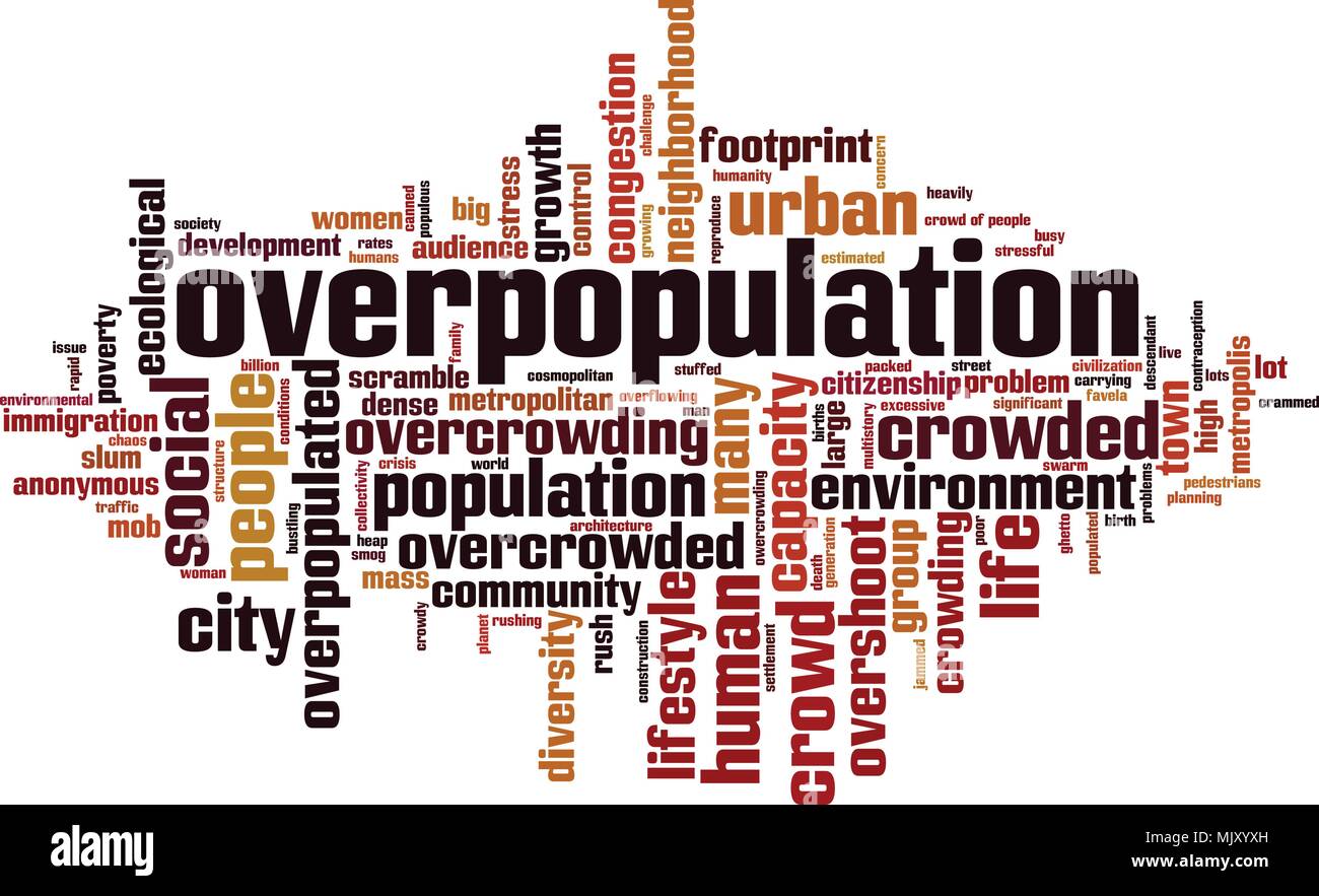 Surpopulation humaine Banque d'images vectorielles - Alamy