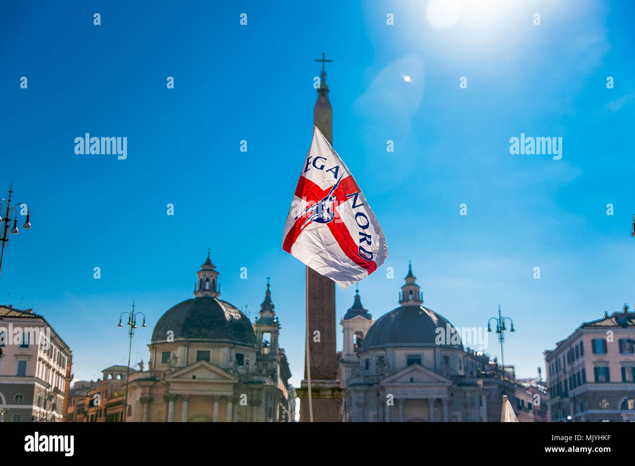 Drapeau de rome Banque de photographies et d’images à haute résolution ...
