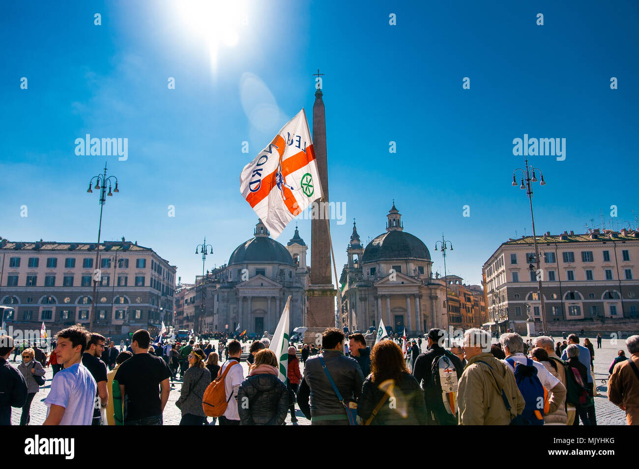 Drapeau de rome Banque de photographies et d’images à haute résolution ...