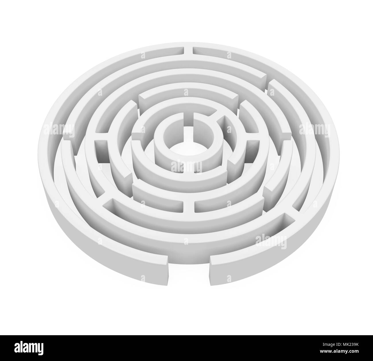 Jeu de labyrinthe Banque d'images noir et blanc - Alamy