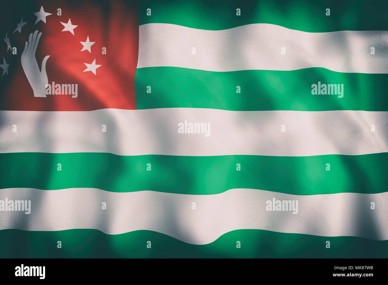 Drapeau abkhazie Banque de photographies et d’images à haute résolution ...