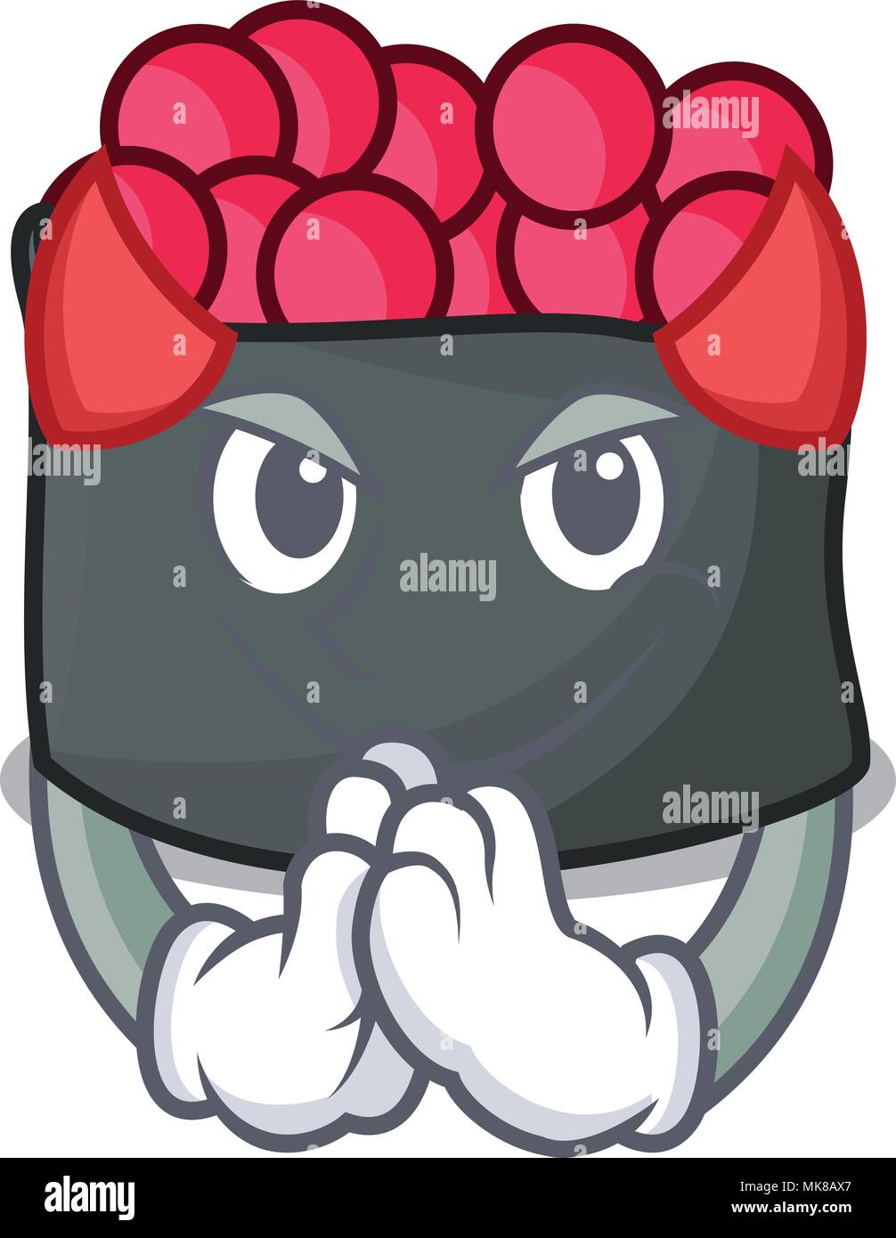 Poisson diable rouge Banque d'images vectorielles - Alamy