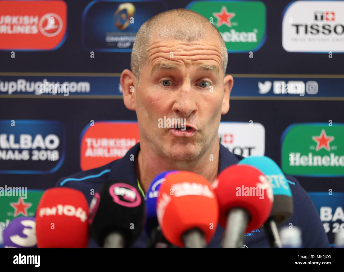 Leinster Senior Coach Stuart Lancaster au cours de la journée des ...