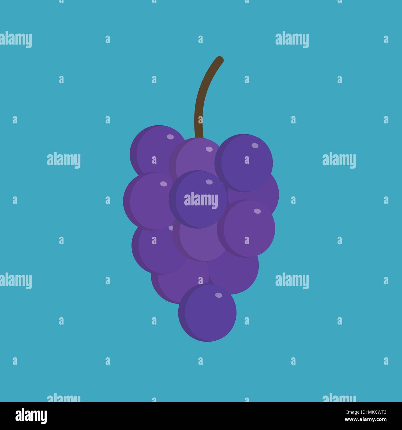 Grappe de raisin dans le vignoble Banque d'images vectorielles - Page 2 ...