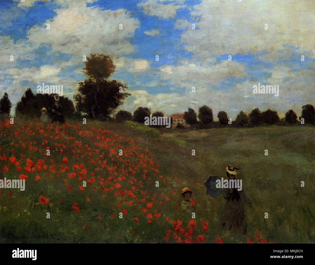 Les Coquelicots Monet Banque d'image et photos - Alamy