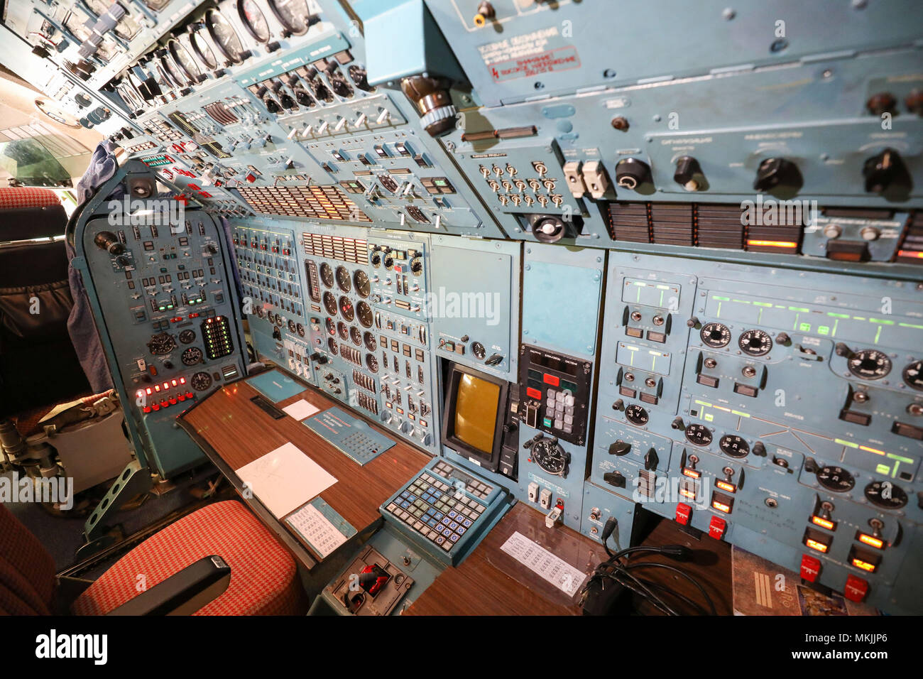 07 mai 2018, l'Allemagne, Markranstädt, l'aéroport de Leipzig-Halle : Vue vers l'espace de ...