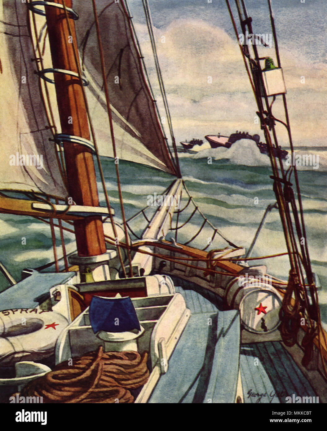 Pont du navire Banque de photographies et d’images à haute résolution ...