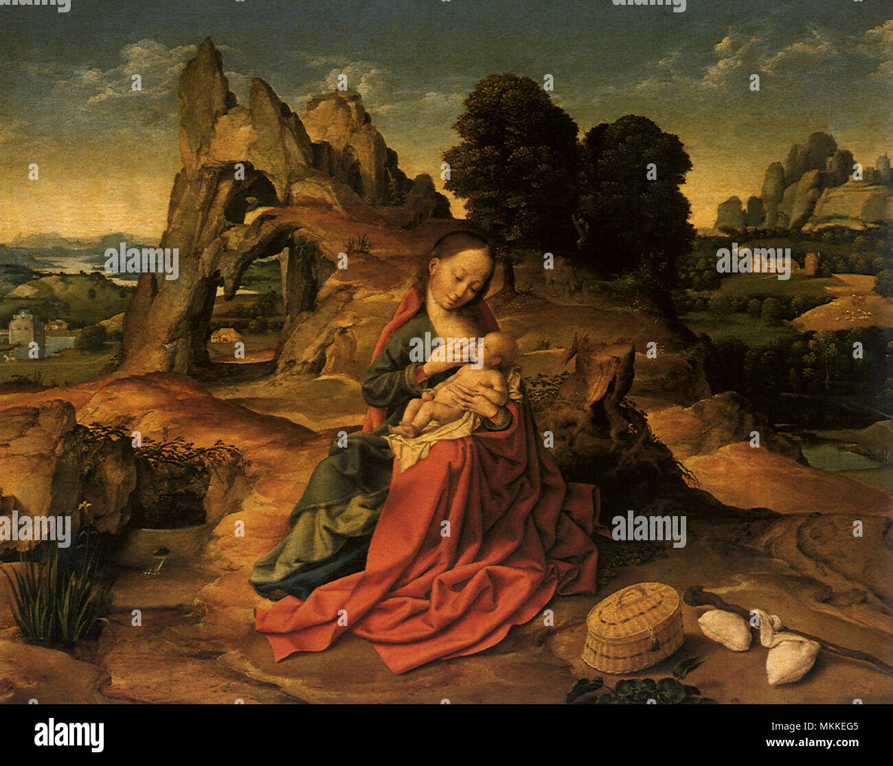 Reposer sur la fuite en egypte Banque de photographies et d’images à ...