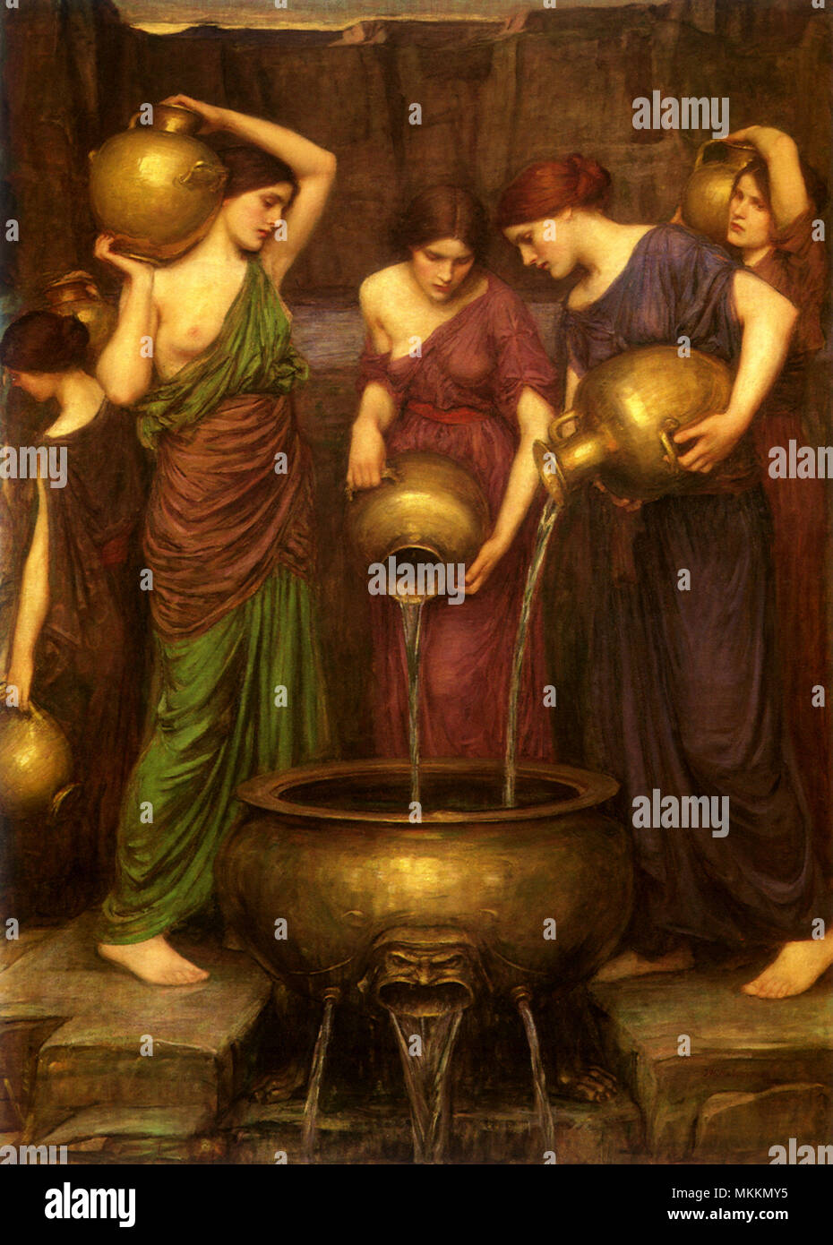 Les danaïdes waterhouse Banque de photographies et d’images à haute ...